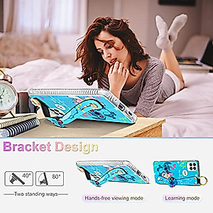 Trendy Fun Stitc for Motorola G Stylus 5G 2021 Case with Wrist Strap for Girls Women Girly Cute Cartoon Character Wristband Lanyard Aesthetic Kawaii Phone Cases Cover for Motorola G Stylus 5G 2021