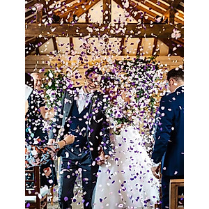 Purple Confetti/Purple Table Decorations/Purple Lilac Party Decorations, Purple Baby Shower/Purple Birthday Decorations/NYU Graduation Party Decorations Purple 2023 (Lavender)