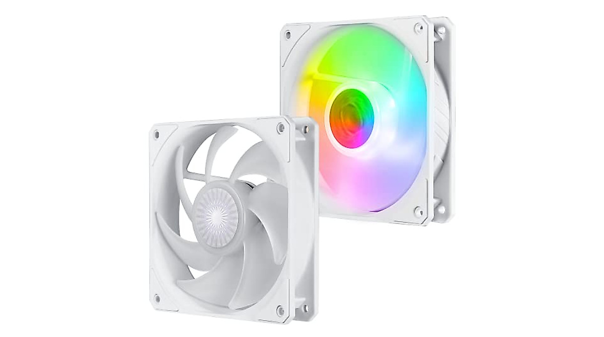 Cooler Master SickleFlow 120 V2 ARGB White Fan - Customizable Lighting
