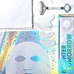 EcoTools Limited Edition Rise and Shine Skincare Kit, For Glowing Skin, 5 Piece Valentine's Day Gift Set, Gift For Wife, Spouse, Girlfriend, Significant Other, or Daughter