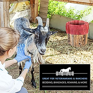 Biohazard Waste Bags 10-Gallon 24x24 Red Hazardous Trash Can Liners – Medical Grade No Leak Bags - Biohazard Symbol for Safe Infectious Waste Disposal. Great for Lab Containers, Swabs, Pads, Gloves (100 pack)