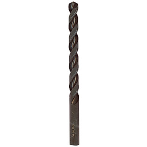 BOSCH BL2147 1-Piece 5/16 In. x 4-1/2 In. Fractional Jobber Black Oxide Drill Bit for Applications in Light-Gauge Metal, Wood, Plastic