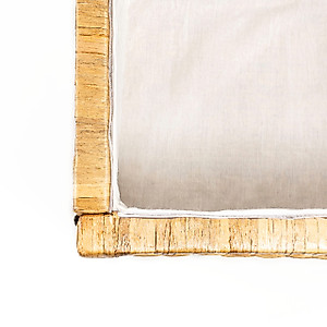 happimess HPM9005A Anada Wicker Weave 30" Storage Trunk, Wooden Frame/Water Hyacinth, Farmhouse, Transitional, Coastal, Rustic for Office, Dorm Room, Living-Room, Bedroom, Dining-Room, Natural