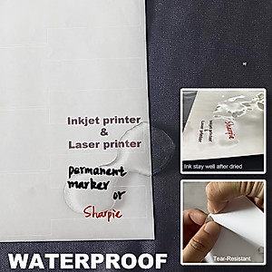 Mr-Label 1”×8” Printable White Wrap Soap Label - Cigar Band Label – Self-Adhesive Waterproof Blank Labels for Inkjet & Laser Printer – for Handmade Lotion Bars | Bath Bombs(25 Sheets|125 Labels)