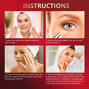 Retinol Under Eye Brightener Stick, Dark Circles Under Eye Treatment for Women with 5% Hyaluronic Acid Complex - Anti Aging Eye Cream for Puffiness and Bags Hydrates, Firms and Brightens Eyes 0.1oz(3g) 2 pack