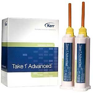 Kerr 33974 Take 1 Advanced VPS Impression Material, Regular Body Wash, Super Fast Set, Light Green (Pack of 24)