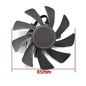 inRobert T129215SH 0.3AMP Video Card Fan Replacement for ZOTAC GTX 1060 Mini Graphic Card