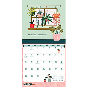 Crazy Plant Lady Mini Wall Calendar 2020