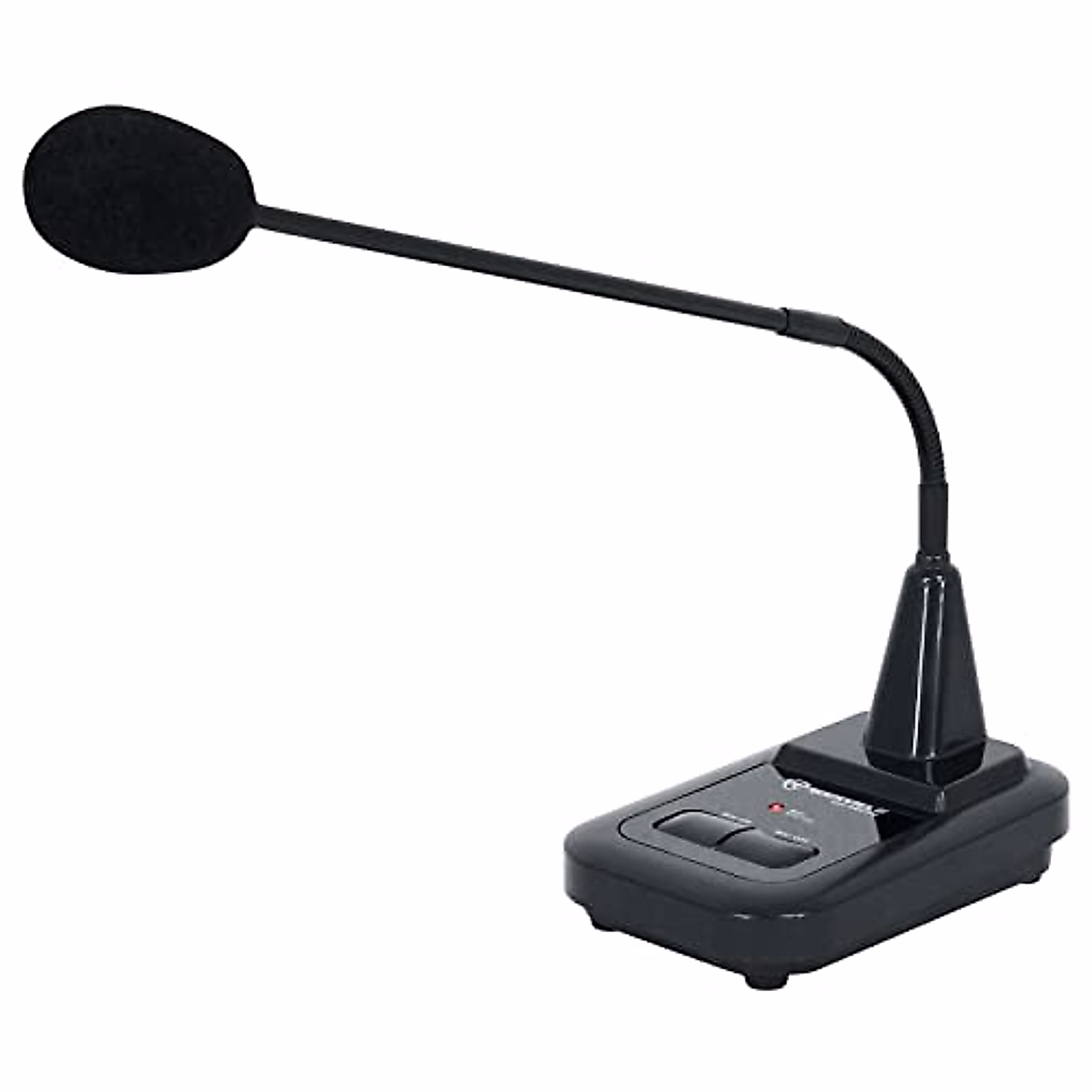 Rockville CH-MIC70 Push to Talk Commercial Gooseneck Paging Microphone w/Chimes