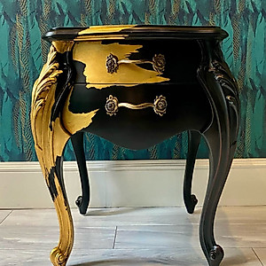 Acrylic Paint Metallic Gold, Non Toxic, Non Fading, 100ml Gold Leaf Paint for Art, Painting, Handcrafts, Ideal for Canvas Wood Clay Fabric Craft Supplies