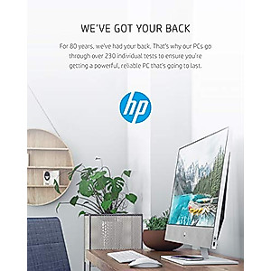 HP 27 Pavilion All-in-One PC, 10th Gen Intel i7-10700T Processor, 16 GB RAM, Dual Storage 512 GB SSD and 1TB HDD, Full HD IPS 27 Inch Touchscreen, Windows 10 Home, Keyboard and Mouse (27-d0072, 2020)