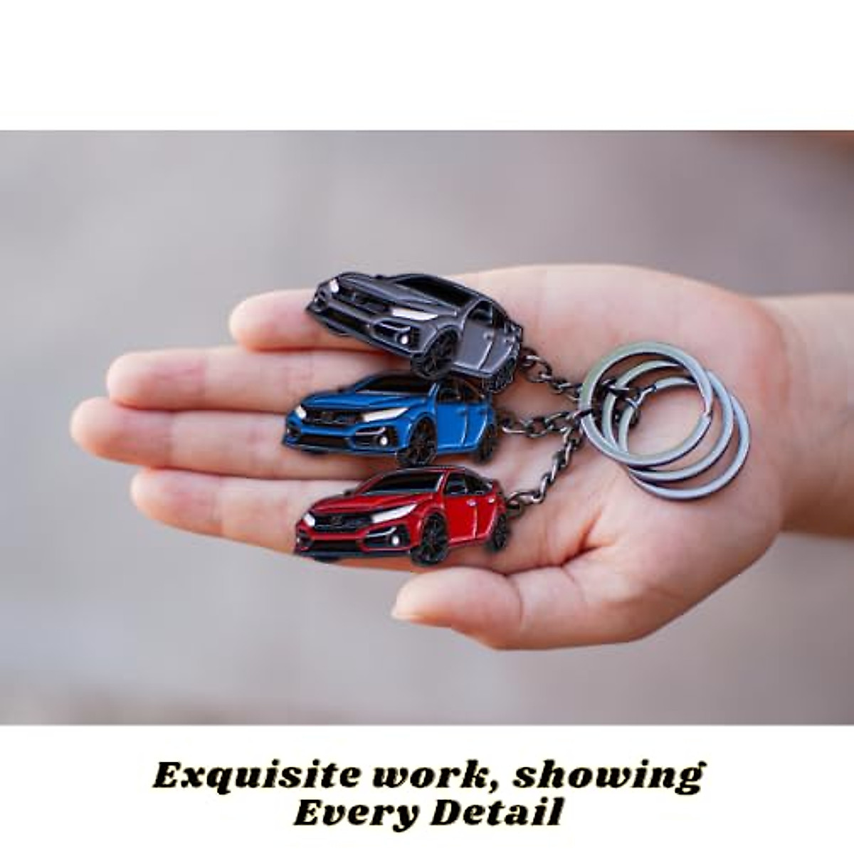 Great Car Keychain - Goes Great with Keys, Accessories Compatible with Civic