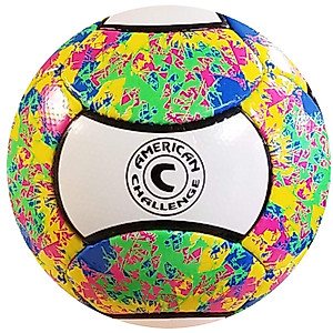 American Challenge Carnaval 18 Panel Soccer Ball (Confetti, 4)