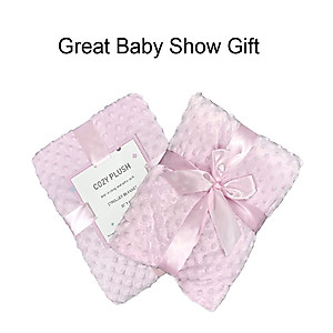 funlife Anti-Kicking Height Adjustable Special Designed Stroller Blanket, Ultra Soft Fleece Breathable Lightweight 4 Season Nursery Bedding Throw Blanket for Infant Toddler,Size:30"*40"