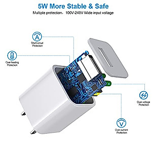 [Apple MFi Certified] 2 in 1 iPhone and Watch Charger 6.6 FT Fast iWatch Charging Cable with USB Wall Charger Travel Plug for Apple Watch Series 8/7/6/SE/5/4/3/2/1/Ultra & iPhone 14/13/12/Pro/Max/XR/X