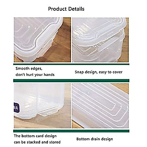 Swity Home Set of 2 Pasta Storage Containers ，Airtight Spaghetti Container Storage With Locking Lids ， BPA-Free Pasta Canister Set
