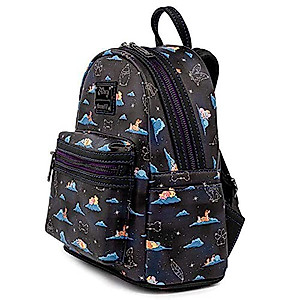 Loungefly Disney Classic Characters Clouds Womens Double Strap Shoulder Bag Purse