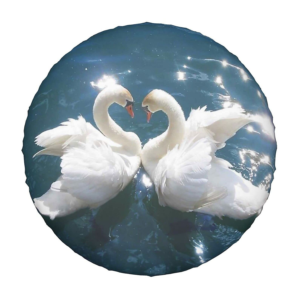 Custom Spare Tire Cover 17 Inch Personalized Text Image Wheel Covers Waterproof Universal Tire Protectors Cover for Jeep Wrangler Travel Trailers Camper RV SUV Truck