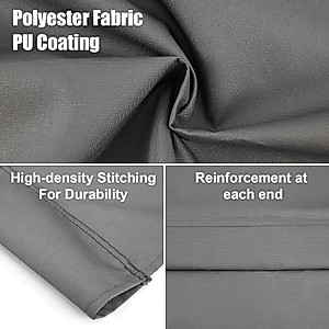 Baizoy Porch Patio Swing Seat Cover Replacement,600D Thickened Oxford Waterproof Swing Replacement,Cushion Protection,Outdoors Covers Seater for Bench,Seats Swings 3-Seat Garden Yard Canvasm Seating
