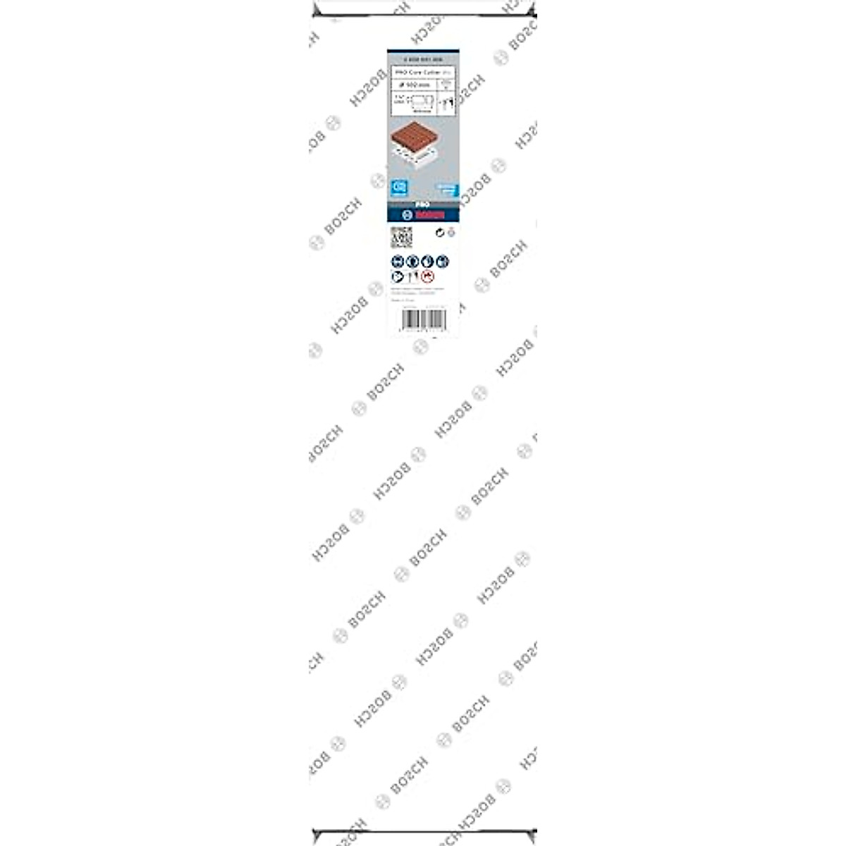 Bosch 2608601408 Diamond Dry Core Drill, 0 V, Silver, 102 x 400 mm