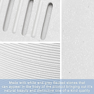 Allure Home Creation Huron Resin Sandstone Cotton Ball Jar