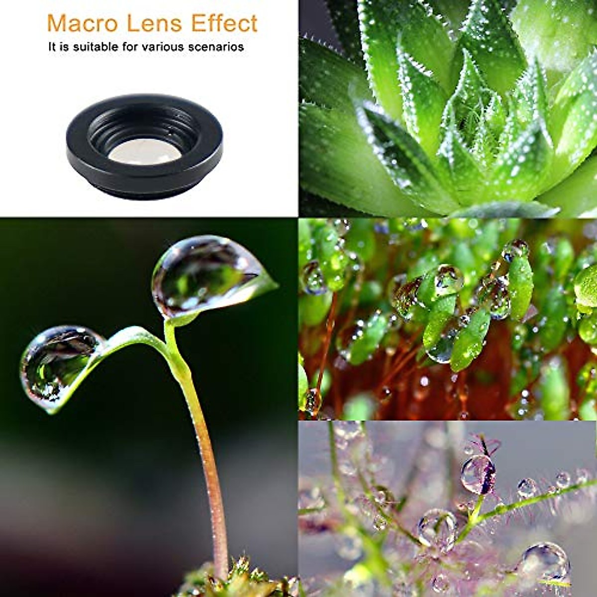 Cell Phone Camera Lens Kit, SEVENKA 18X Telephoto Lens with Remote Shutter, Tripod, Fisheye, Macro and Wide Angle Lens for iPhone 11 Pro Max X XS Max XR/8/7/6/6s Samsung Android Smartphone