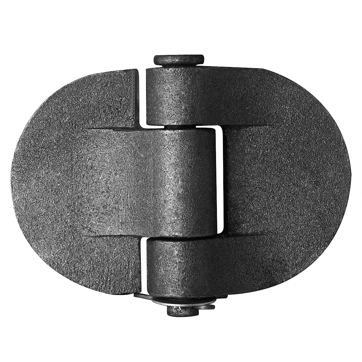 4 PCS 4-1/2"x 3-1/2" Weldable Heavy Duty Gate Hinges Folding Flip Round Edge Hinge with Removeable Pin, 180 Degree Weld on Hinges for Cabinet, Trailer Ramp Truck Cargo Gate Heavy Gates (5mm thickness)