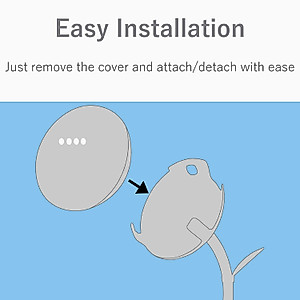 ELECOM Flower Stand Speaker Mount Holder/Compatible with Google Home Mini and Nest Mini/Protective Case AIS-GHMFLOWER