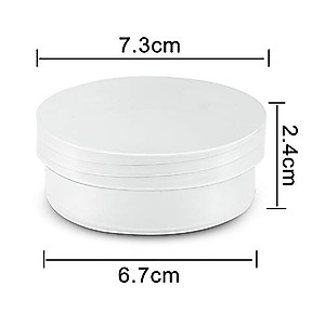 Amersumer 20Pack Round Clear Frosted Plastic Bead Storage Containers Box Case with Screw Top Lids,Cylinder Stackable Bead Containers for Make Up,Eye,Pills,Gems,Beads, Jewelry,Small Items, 2.6x1 Inches