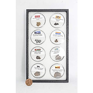 Space Collection 2020: Eight Meteorites Around The World, Mars Rock, Moon Rock