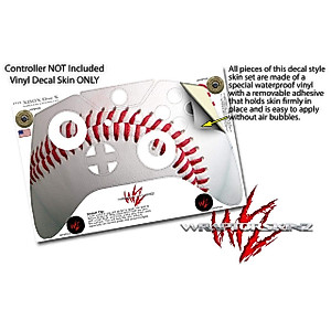 WraptorSkinz Decal Vinyl Skin Wrap compatible with XBOX One S/X Controller - Baseball (CONTROLLER NOT INCLUDED)