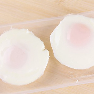 Microwave Egg Cooker, Microwave Egg Boiler Egg Poacher, Egg Cooker for microwave, Plastic Microwave Double Egg Poacher, Microwave Oven Egg Steamer Kitchen Cooking Gadgets