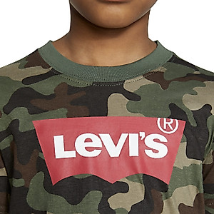 Levi's Boys' Big Classic Batwing T-Shirt, Cypress camo, XL