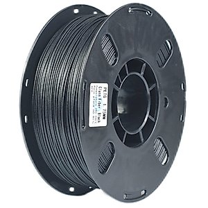 RANKI Glass Fiber Petg Filament 1.75mm 1KG, Outdoor Use Tough Glass Fiber PETG 3D Printer Filament, High Temperature Resistance, 1 KG Spool, (Black)