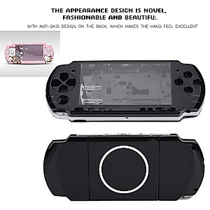 Replacement Full Housing Console Game Shell Case Cover Back Repair Parts for PSP 3000,PSP 3000 System, Shock Absorption and Anti Scratch Design Transparent