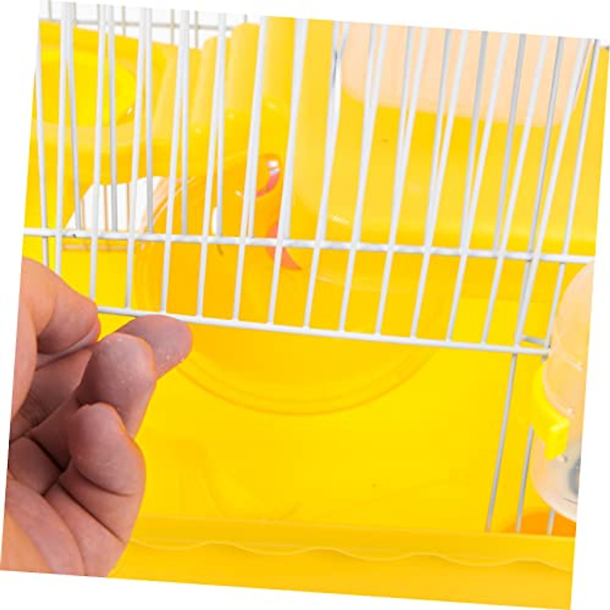 VOSAREA Hamster Cage Turtle Accessories Travel Guinea Pig Cage Accessories Rat Cage Chinchilla Cage Accessories Hamster Hideout Plastic Orange Guinea Pig House Rat House Rat Hut