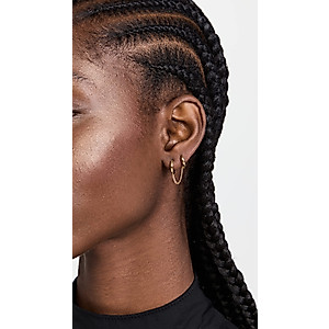 Gorjana Women's Lou Double Huggie, Gold, One Size