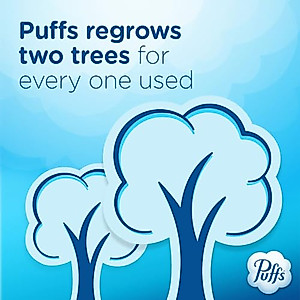 Puffs Ultra Soft Non-Lotion Facial Tissue, 8 Family Boxes, 124 Facial Tissues per Box