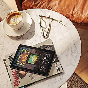 Fire HD 8 Plus tablet, HD display, 64 GB, our best 8" tablet for portable entertainment, Slate, without lockscreen ads + Made for Amazon, Wireless Charging Dock
