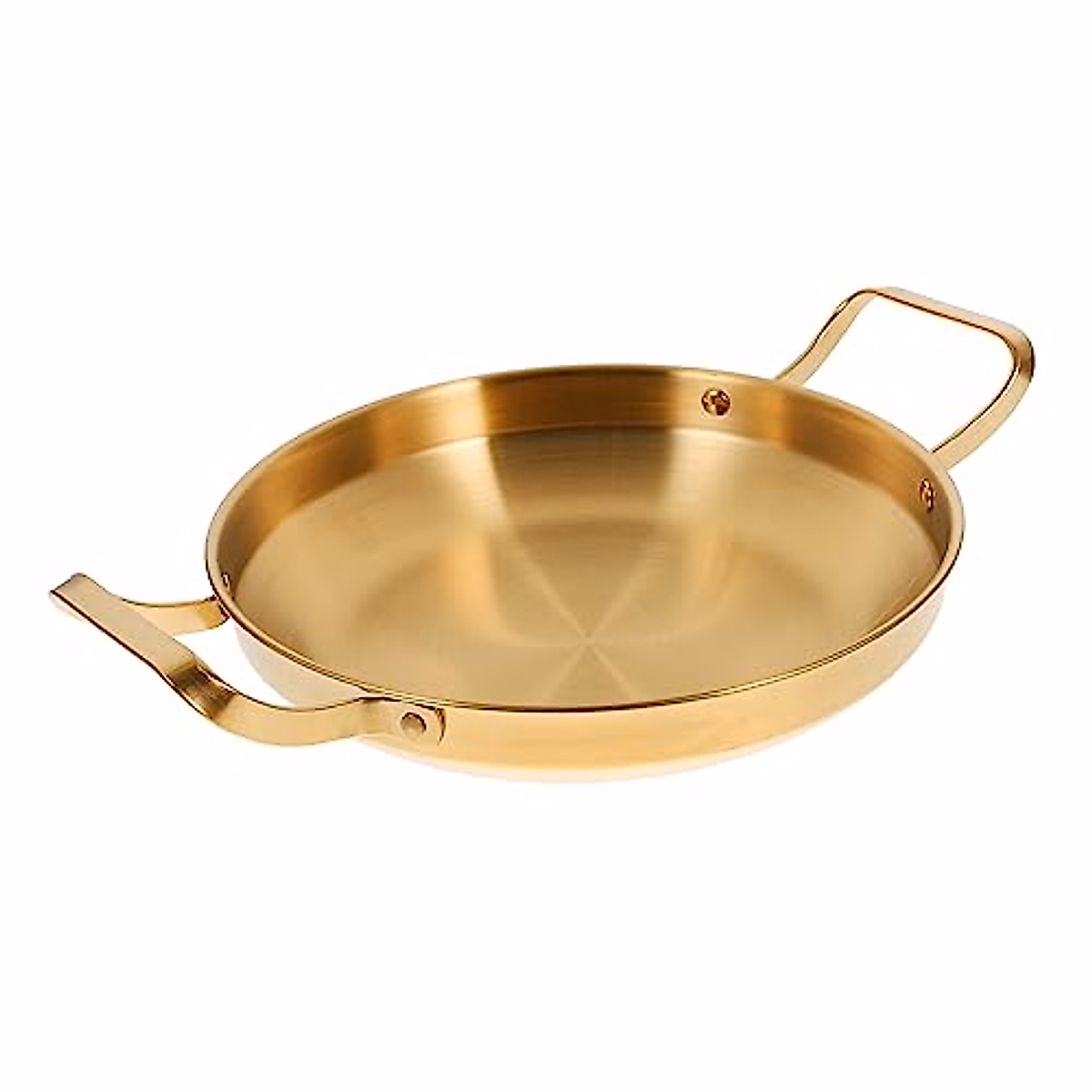 STOBAZA Korean Pot Stainless Cookware Stainless Steel Soup Pot Discada Disc Cooker Sauce Pan Ramyun Cooker Gold Ramen Pot Stainless Steel Dry Pot Stainless Steel Pan Cooking Pan Cute