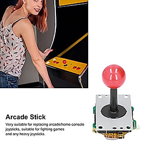 Yivibe Arcade Stick, PC Arcade Stick Zero Delay Metal Remote Controller Multipurpose for Game Consoles