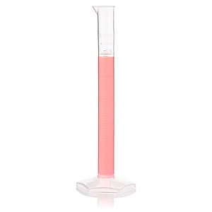 Globe Scientific 3701-10 Diamond Essentials PP Graduated Measuring Cylinder, Class B, Tall Form, 10ml Capacity