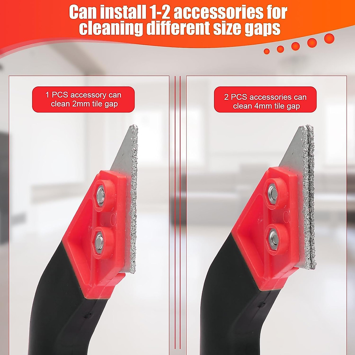 Cleaning Tile Grout Removal Tool, Saw Angle Grout Scraper, Utility Knife Set, 2 Knives And 5 Blades Replacement Blades For Tile Cleaning