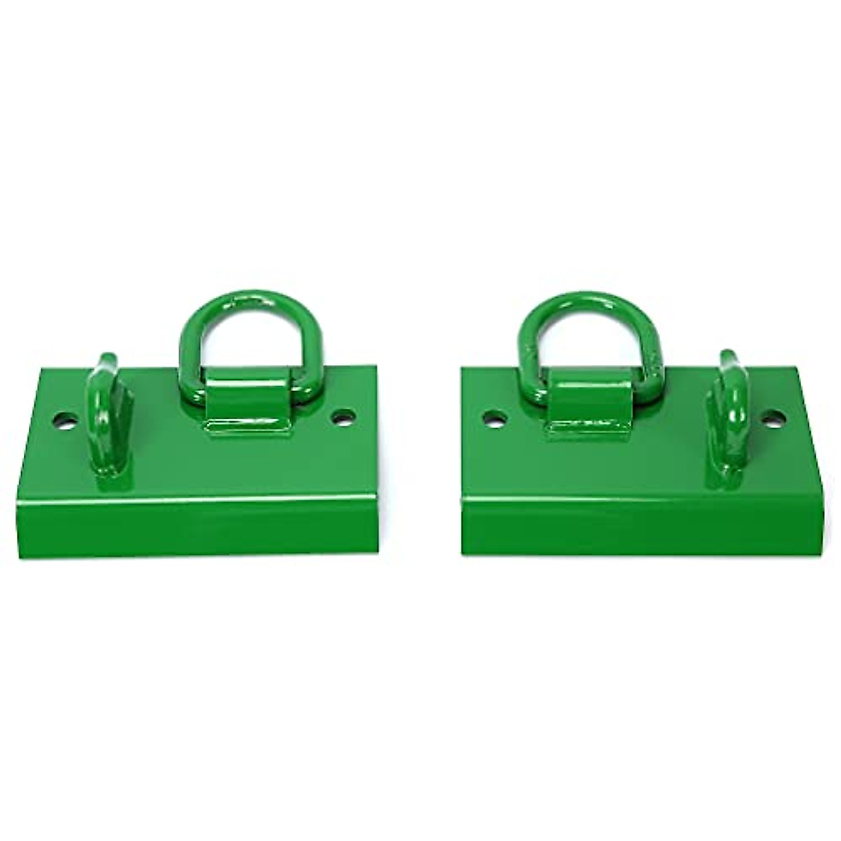 HECASA Tractor Bucket Hook Grab Hooks Compatible with John Deere Compact Tractor 1025R 2032R 3320 2520 Tractor Bucket Hooks D Rings Bolt on Heavy Duty