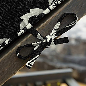 Arden Selections ProFoam Essentials Outdoor Chaise Lounge Cushion 72 x 21, Ashland Black Jacobean