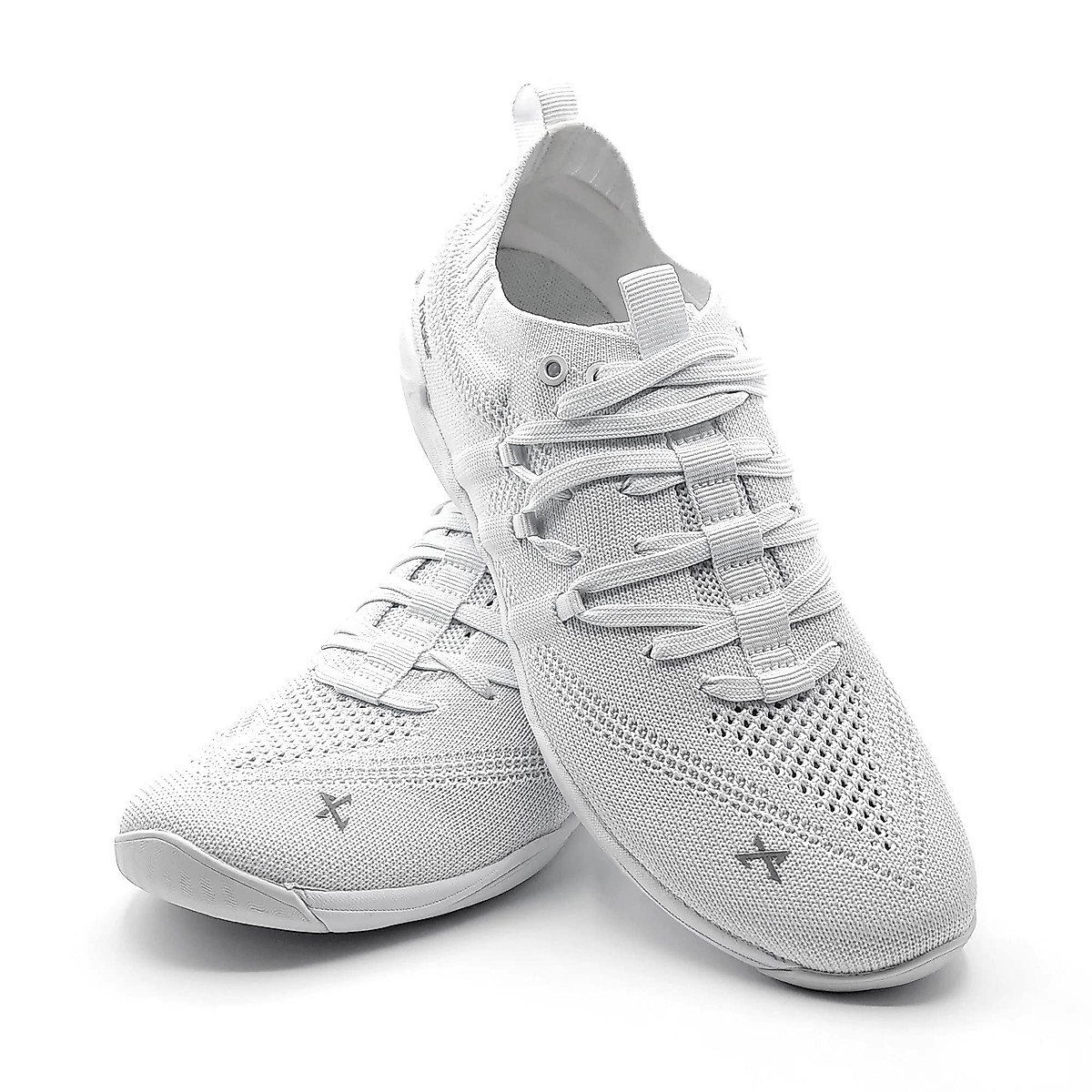 TriXstar Altair Unisex Premium Cheer Shoes, Cheerleading Sneakers Lightweight Lace Up Shoe for Men and Women, Superior Functional Design, White