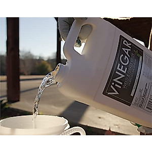 Vinegar Weed & Grass Killer with Sprayer – Weed & Grass Killer Approved for Organic Production | Pet Safe | Glyphosate Free Herbicide - 1 Gallon with Sprayer