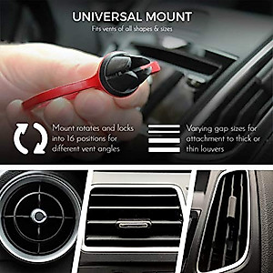 Saucemoto Dip Clip | Car Sauce Holder for Ketchup and Dipping sauces. No More Dry Fries or sauceless Nuggets. As seen on Shark Tank (2 Count Pack, Pink)