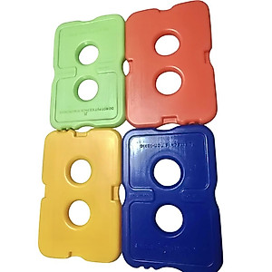 Healthy Packers Ice Pack for Lunch Box - Freezer Packs - Original Cool Pack | Slim & Long-Lasting Reusable Ice Packs for Lunch Bags and Cooler Bag (Set of 4)