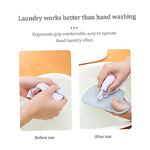 bbJJbbY Mini Washboards Thicken Hand Washing Wash Board Handheld Washboard for Clean Laundry Cloths 2PCS Grey Home Supplies